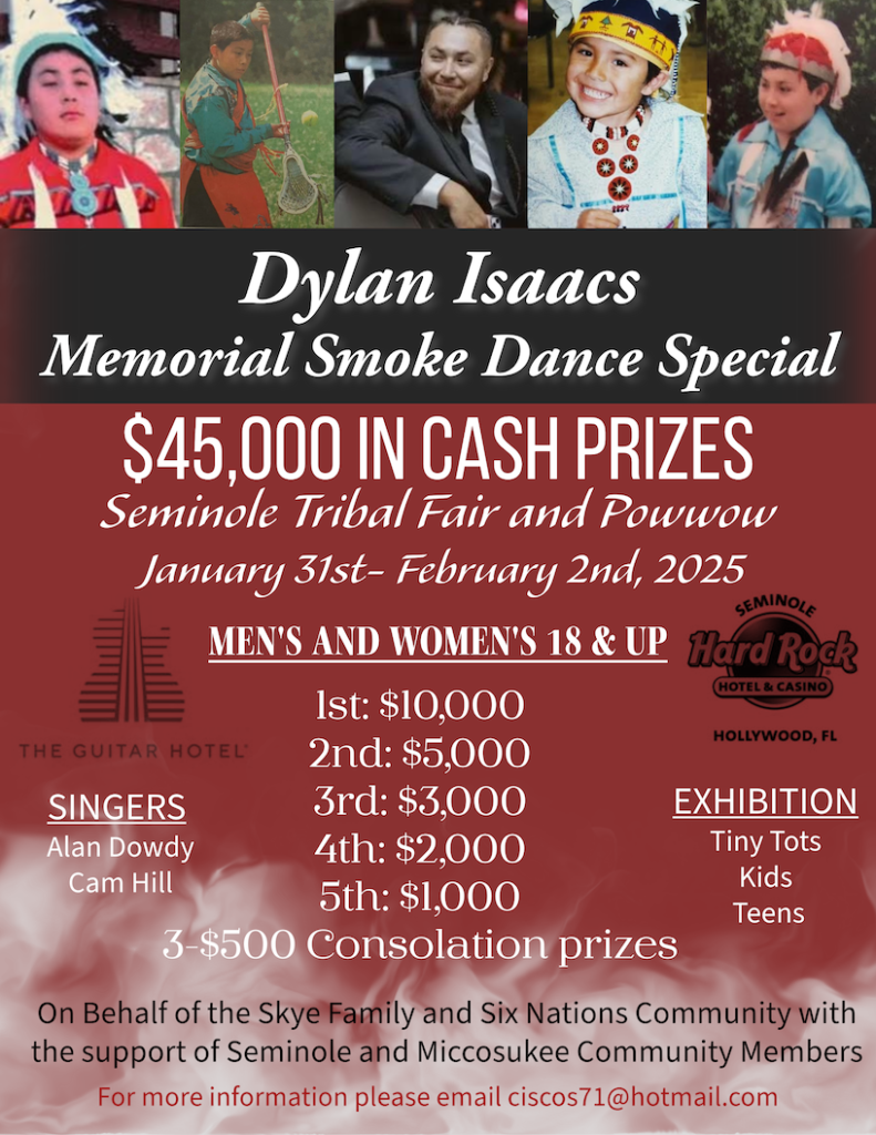 Dylan Isaacs-1-Dylan Isaacs Flyer - Seminole Tribal Fair and Pow Wow